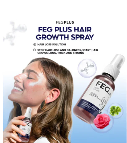 FEG Plus Hair And Beard Regrowth Spray Anti Hair Loss Formula With Min ...
